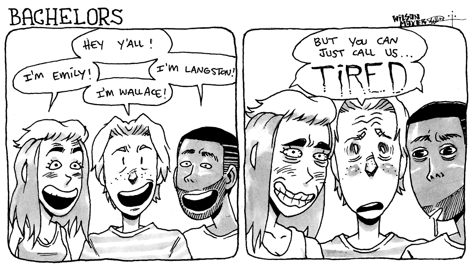 Cartoon: Bachelors - The Daily Mississippian