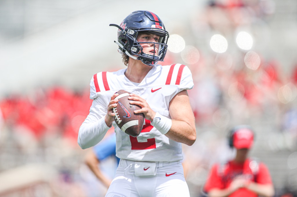 Luke Altmyer Helps Secure A Victory For The Red Team In The Grove Bowl ...