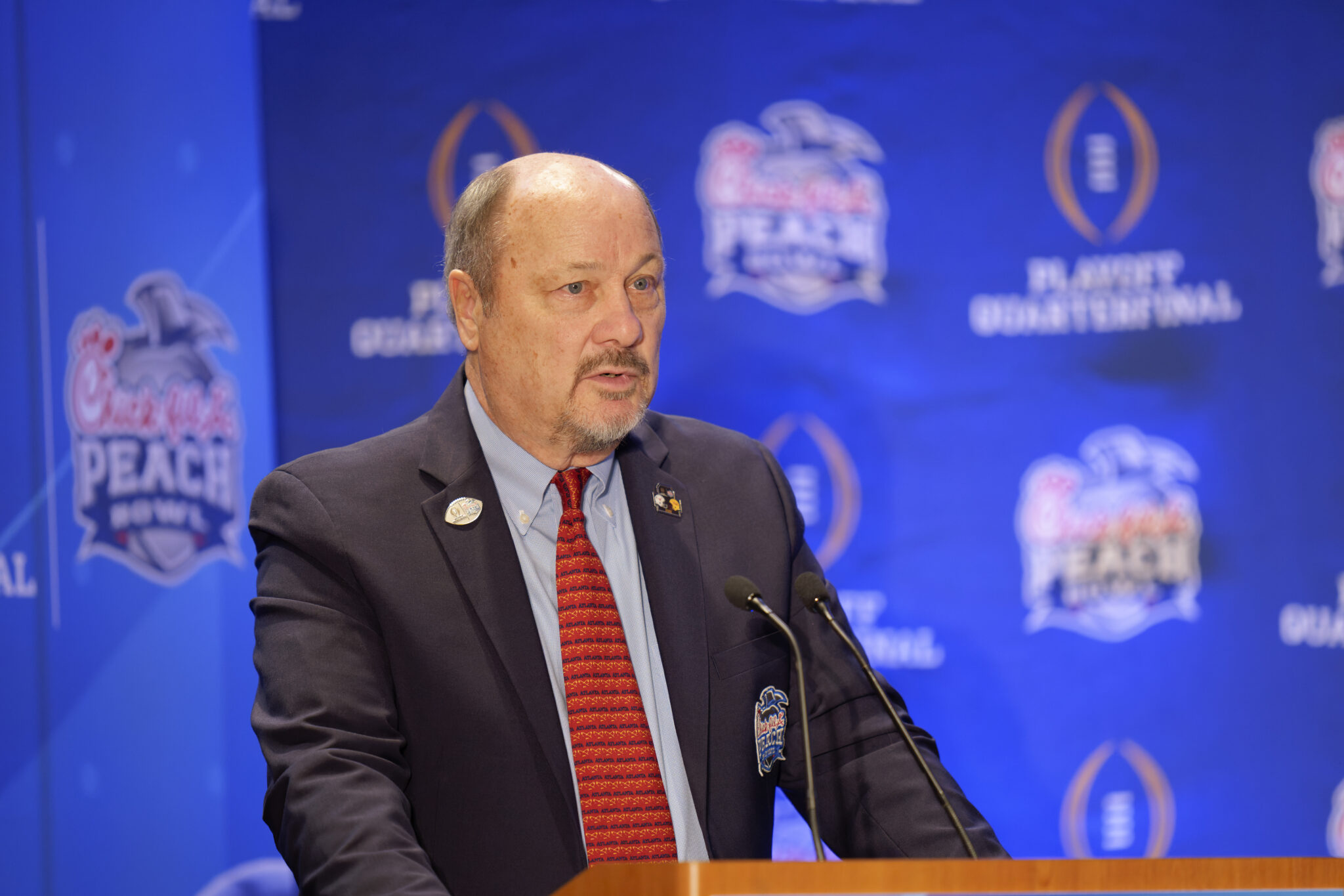 Peach Bowl CEO talks playoff system, bowl games – The Daily Mississippian